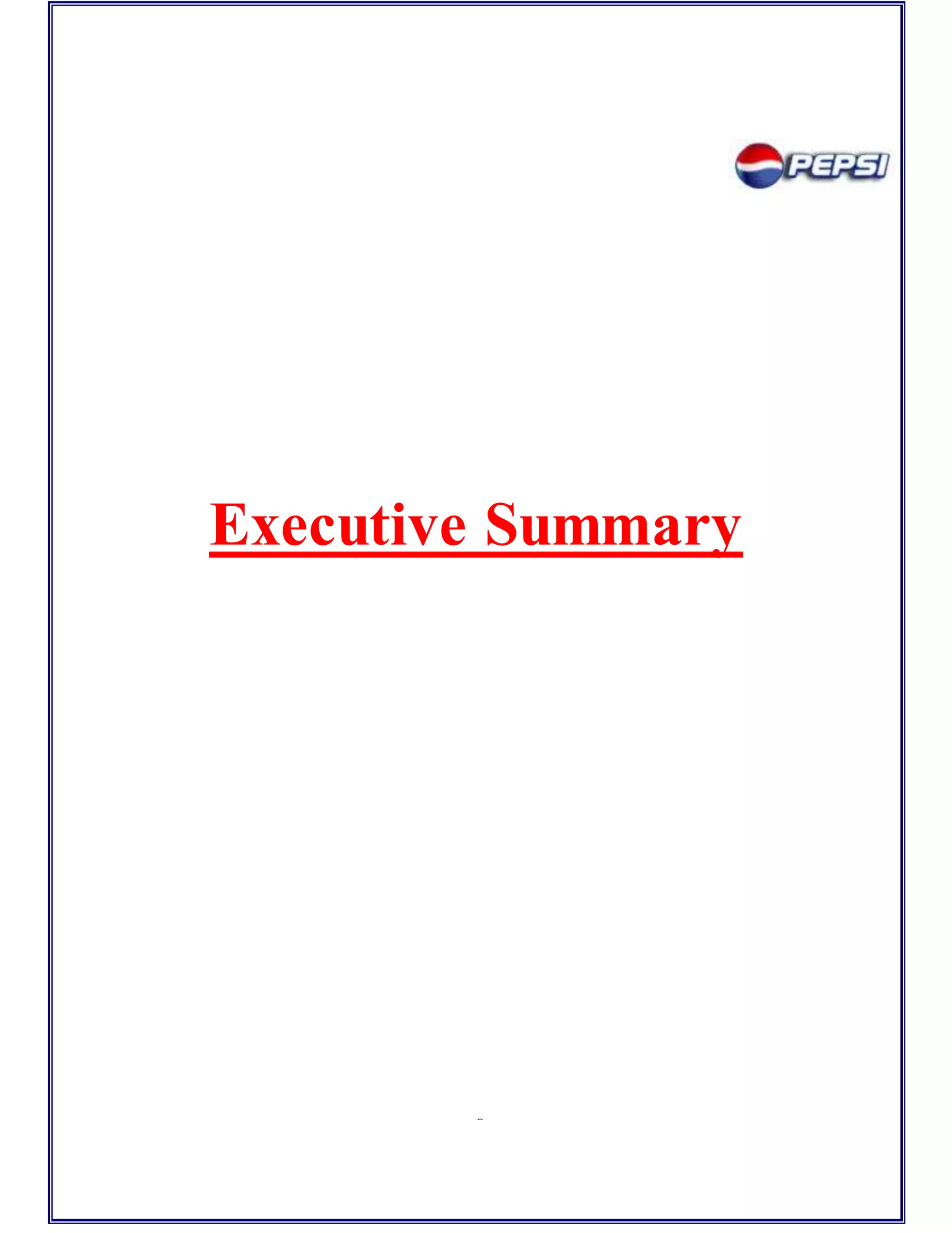Pepsi sales & promotion 01 | DOCX