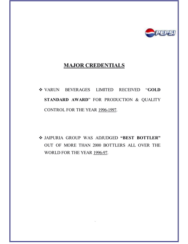 Pepsi sales & promotion 01 | DOCX