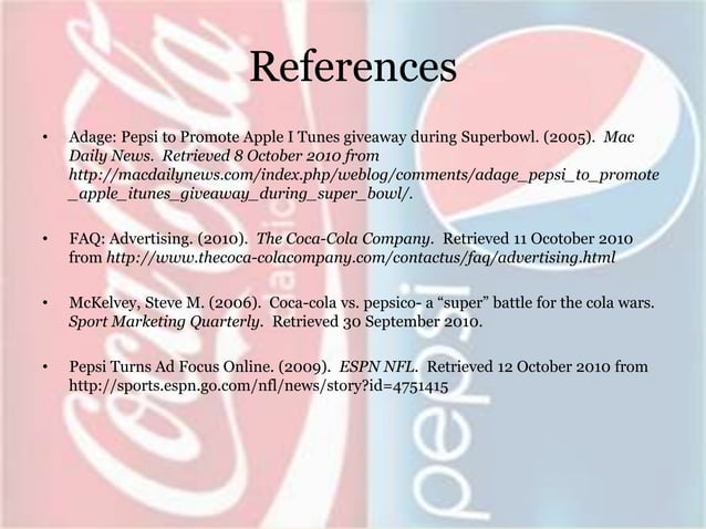 Pepsi v Coke Case Study | PPTX