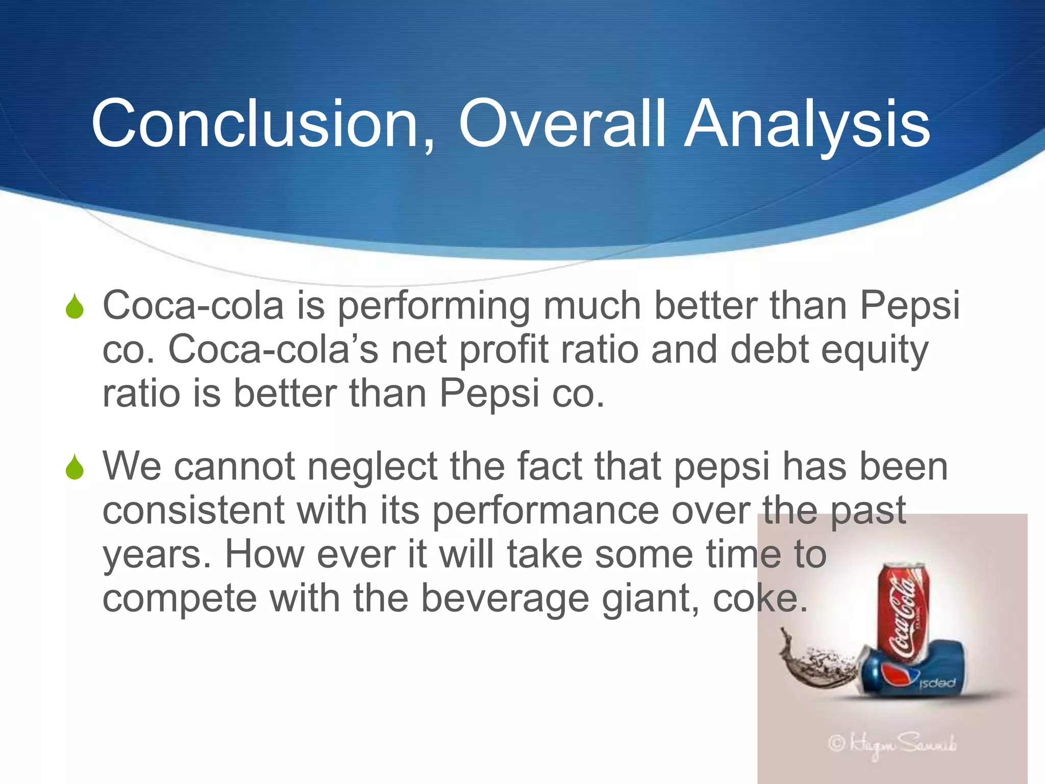 accounting ratios and interpretation, Pepsi vs coca cola, | PPTX