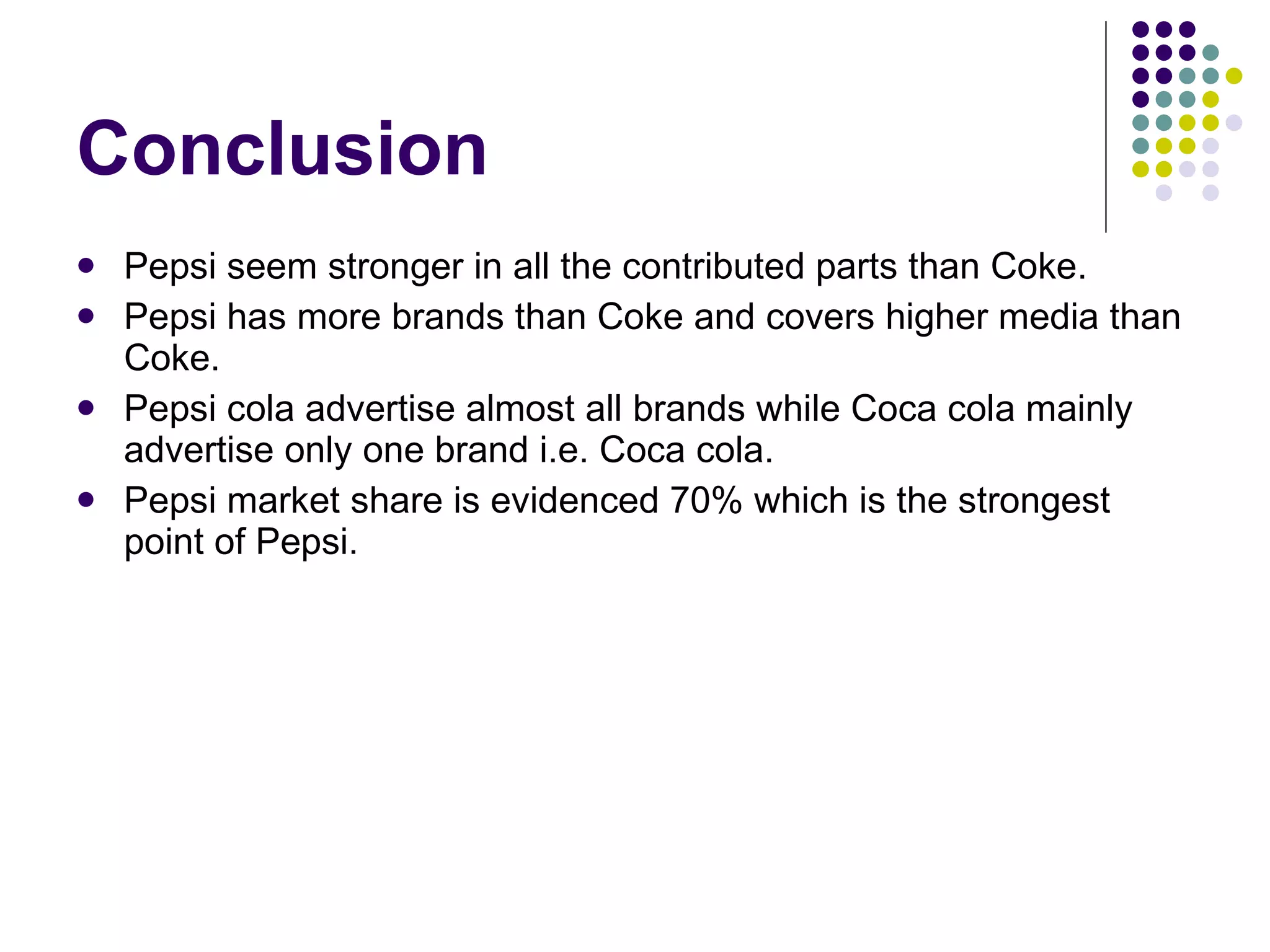 Pepsi vs coke | PPT