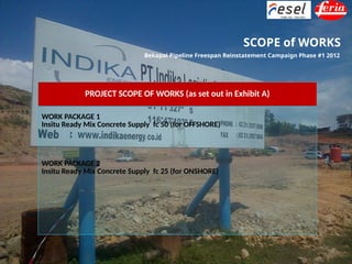 Project Execution Plan For Supply Concrete Ready Mix | PPTX