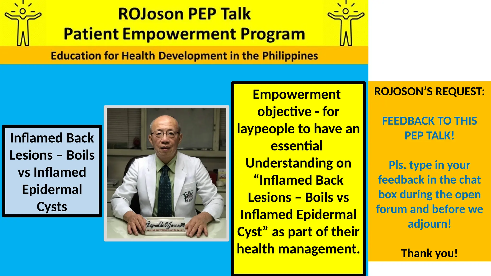 ROJoson PEP Talk: Inflamed Back Lesions: Boils vs Inflamed Epidermal ...