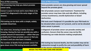 ROJoson PEP Talk: PROSTATE CANCER AWARENESS | PPTX