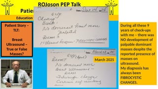 ROJoson PEP Talk: Breast Ultrasound - True or False Masses? | PPTX