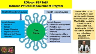 ROJoson PEP Talk: SURGICAL ONCOLOGISTS - What and When | PPT