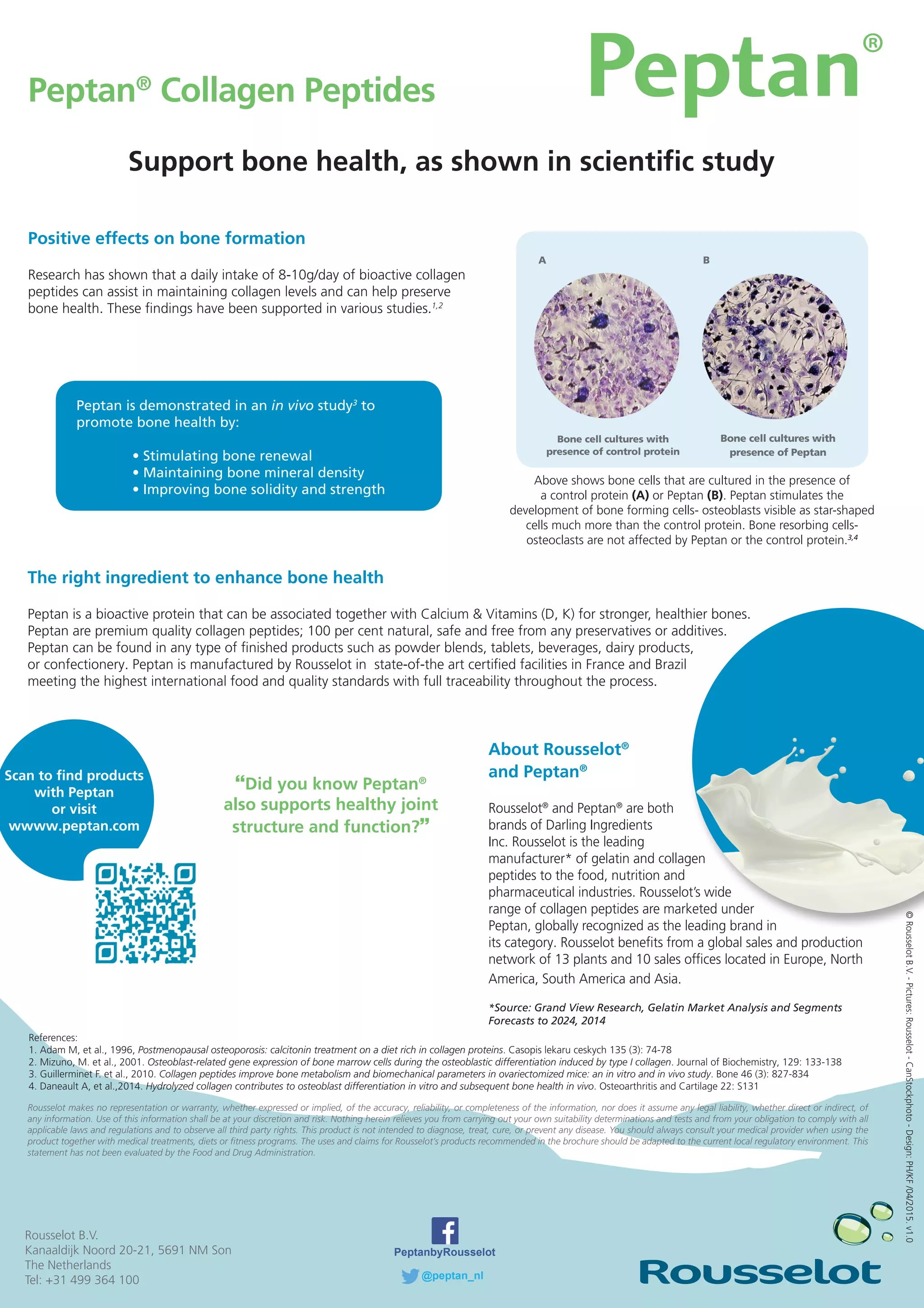 Peptan bone health leaflet | PDF