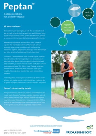 Peptan bone health leaflet | PDF