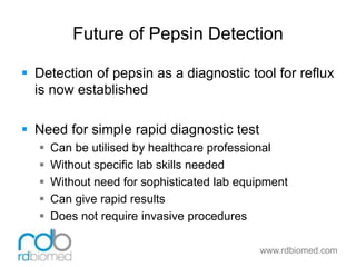 Peptest - Pepsin detection in digestive and respiratory fluids | PPSX