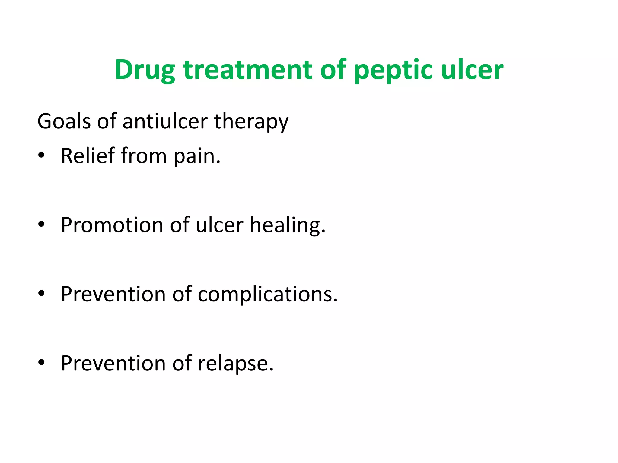 drugs for peptic ulcer | PPTX