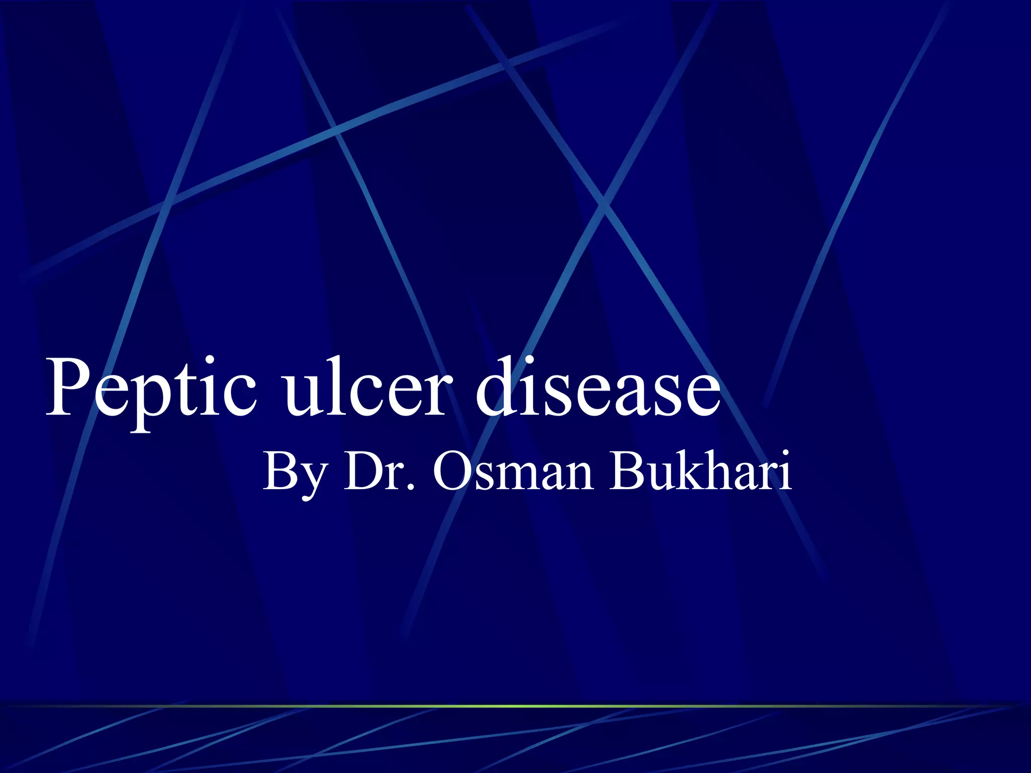 Peptic Ulcer | PPT