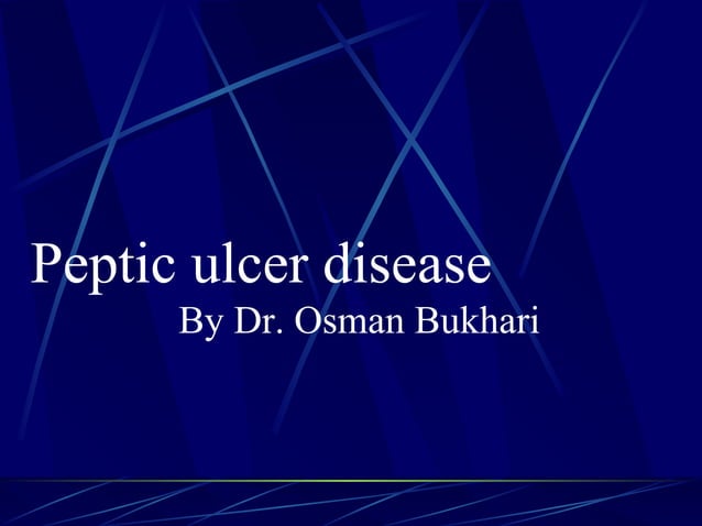 Peptic Ulcer | PPT