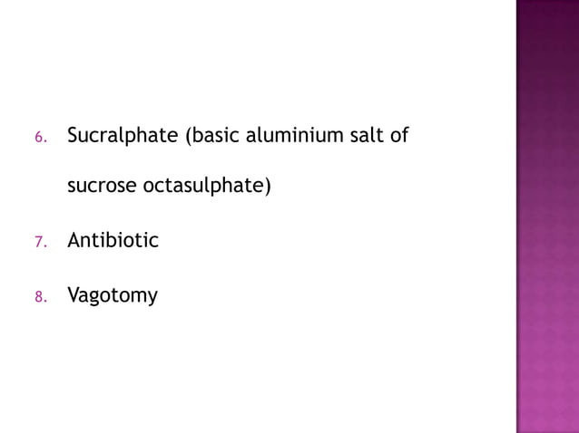 Peptic ulcer (Clinical features, Investigation and Management ...