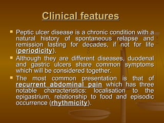 Peptic ulcer | PPT