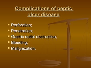 Peptic ulcer | PPT