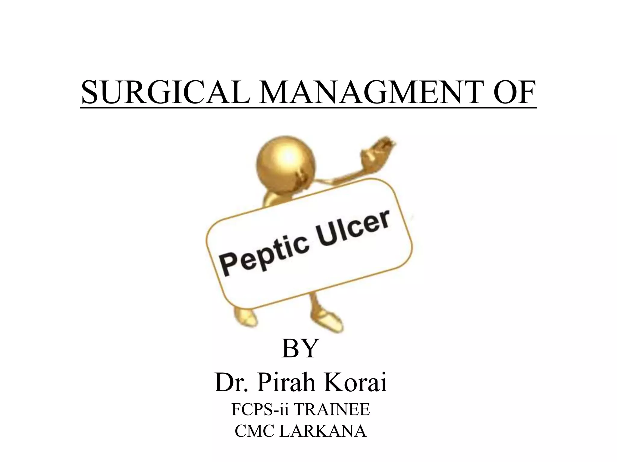 Peptic ulcer | PPT