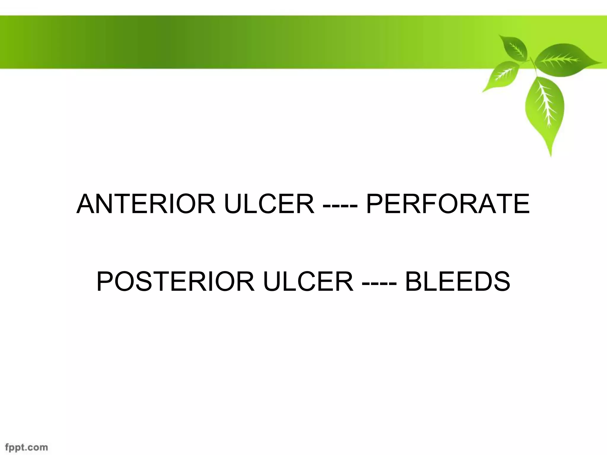 Peptic ulcer | PPTX
