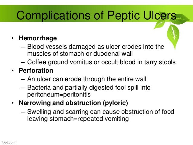 Peptic ulcer
