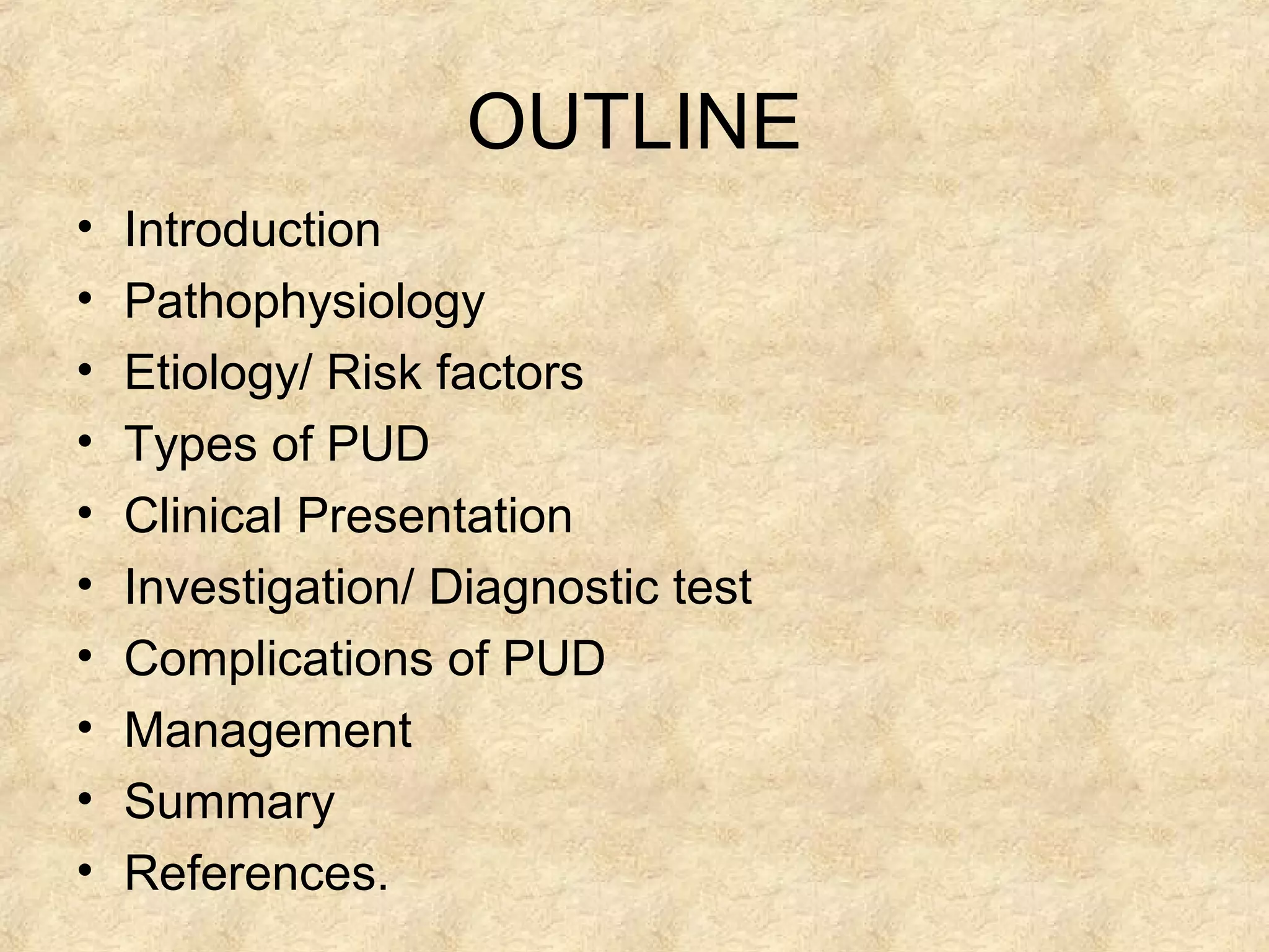 Peptic ulcer | PPT