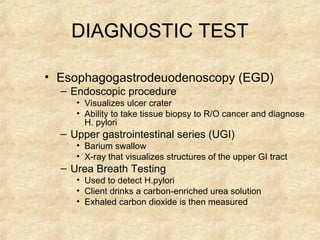 Peptic ulcer | PPT