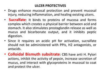 Peptic ulcer | PPTX | Digestive Disorders | Diseases and Conditions