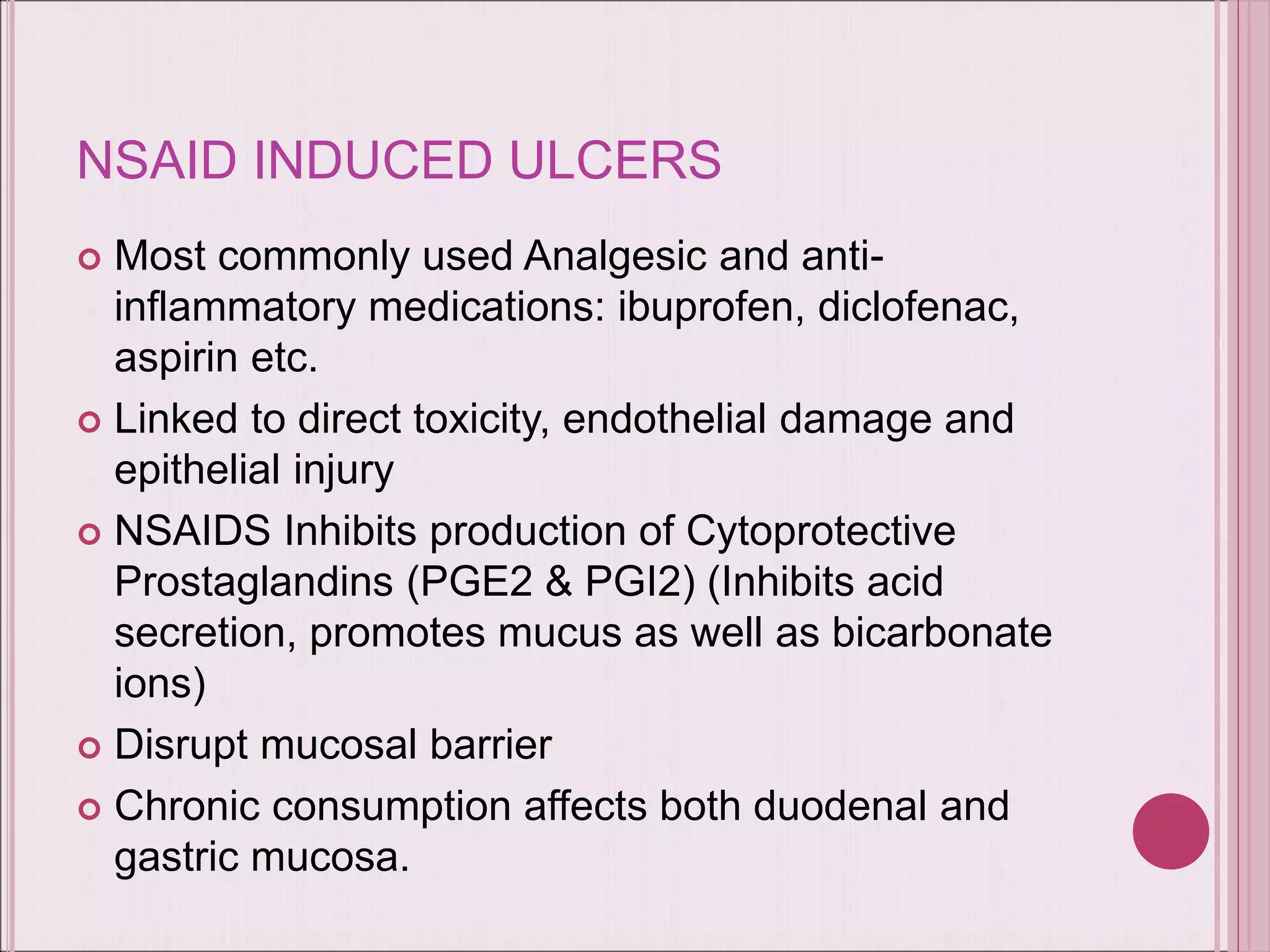 pathophysiology of peptic ulcers | PPT