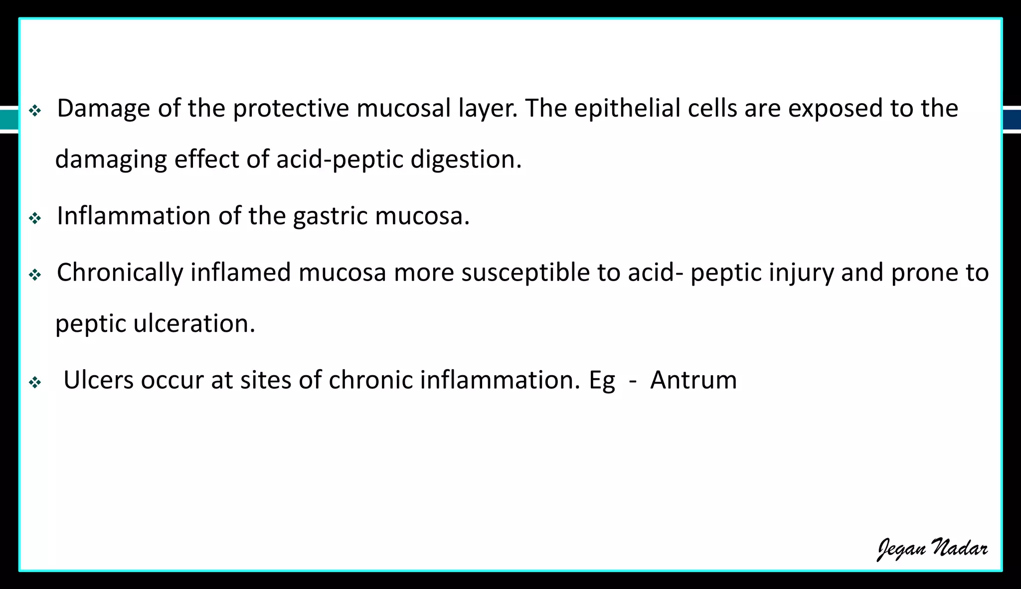 Pathophysiology of Peptic ulcer | PDF