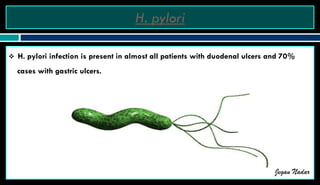 Pathophysiology of Peptic ulcer | PDF