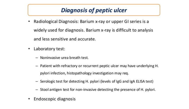 Pathophysiology of Peptic ulcer | PDF