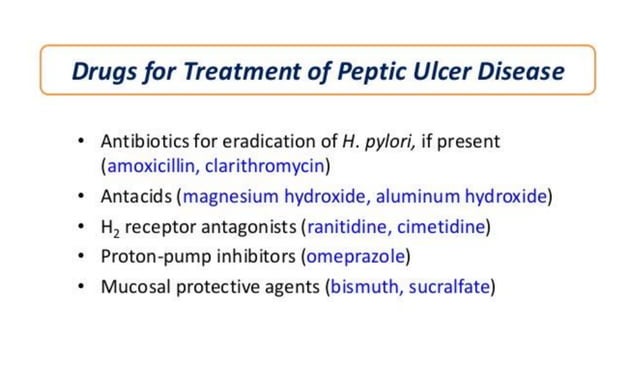 Pathophysiology of Peptic ulcer | PDF
