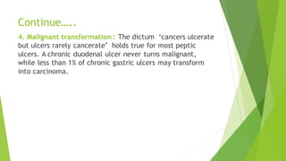 Peptic ulcer | PPT