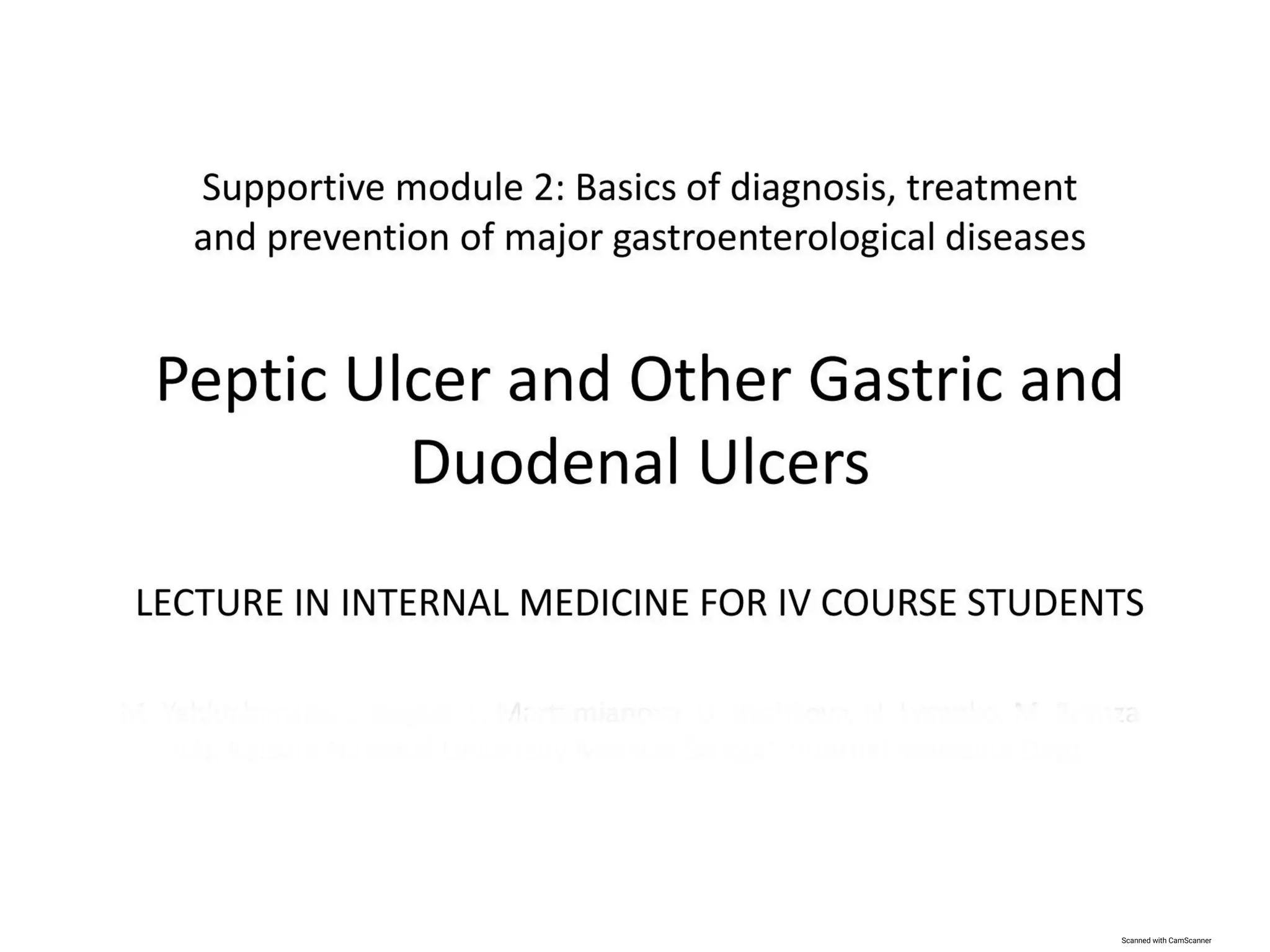 Peptic ulcer | PPT