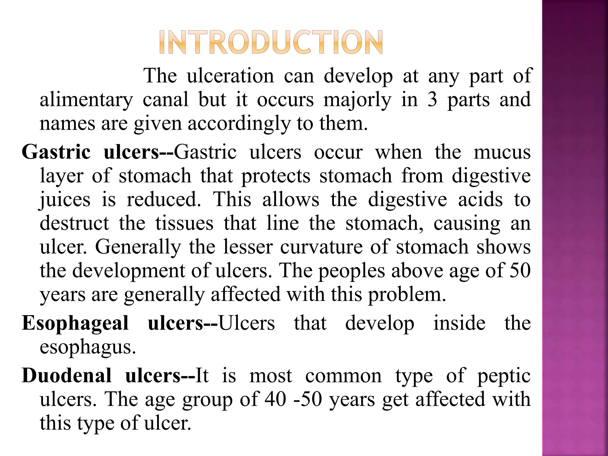 PEPTIC ULCER PATHOPHYSIOLOGY B.PHARM 2ND SEM.pptx