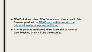 Peptic ulcers, it's diagnosis, treatment | PPT