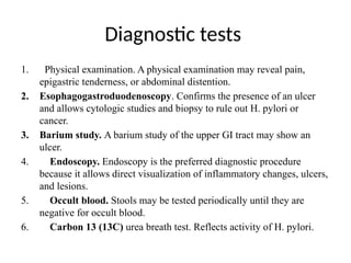 NURSING MANAGEMENT OF PATIENTS WITH ENTPEPTIC ULCER | PPT