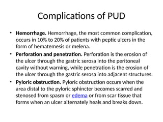 NURSING MANAGEMENT OF PATIENTS WITH ENTPEPTIC ULCER | PPT