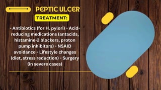 Peptic Ulcer treatment symptoms and privention | PDF | Digestive ...