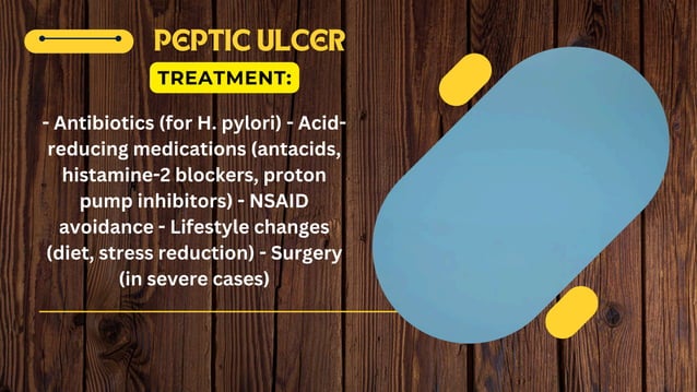 Peptic Ulcer treatment symptoms and privention | PDF | Digestive ...