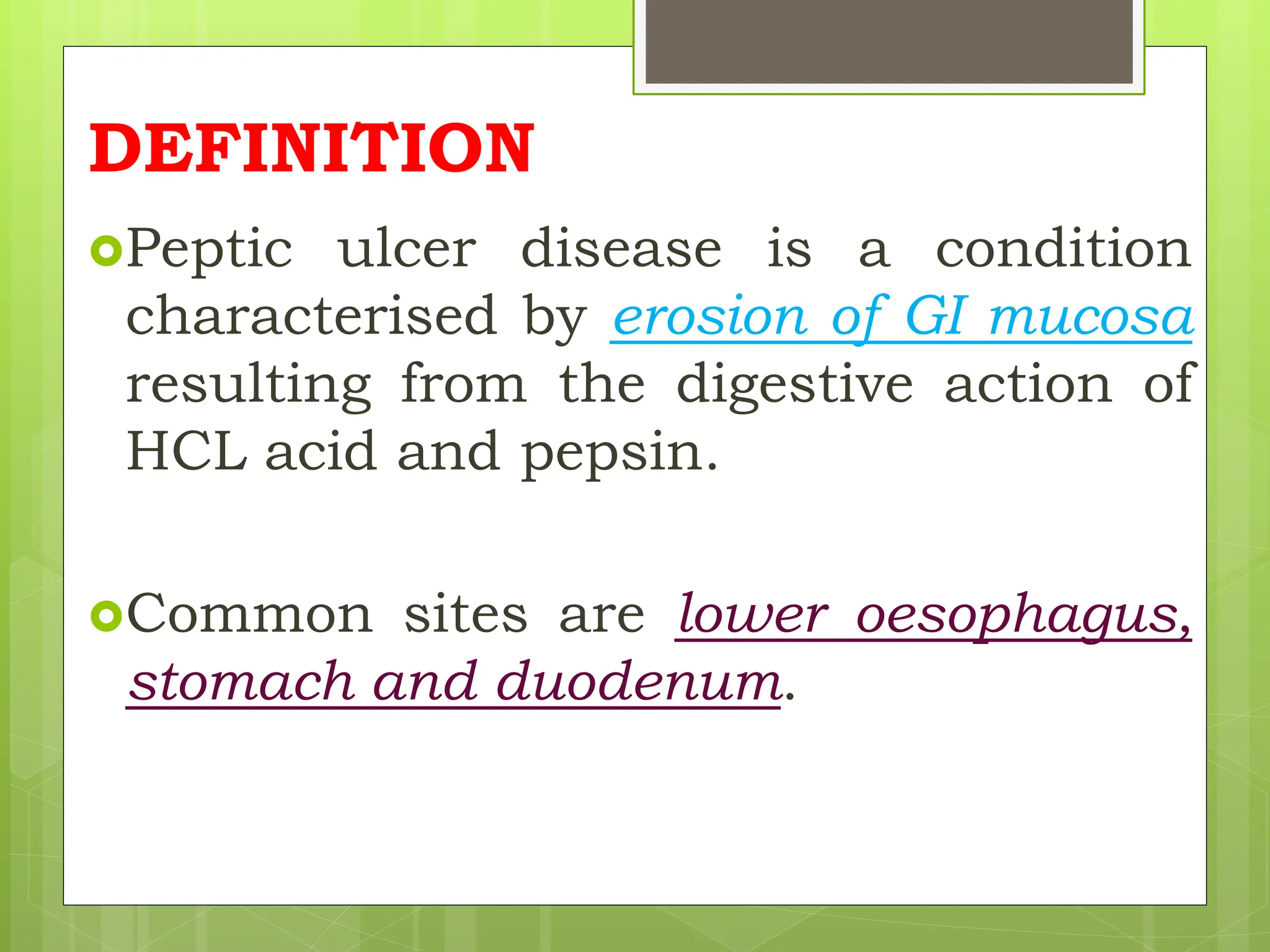 Pathophysiology of Pepticulcer disease and it's management.pdf