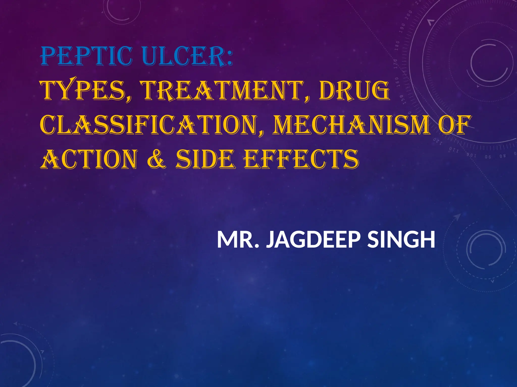 Peptic Ulcer: Types, Treatment, Drug Classification, Mechanism of ...