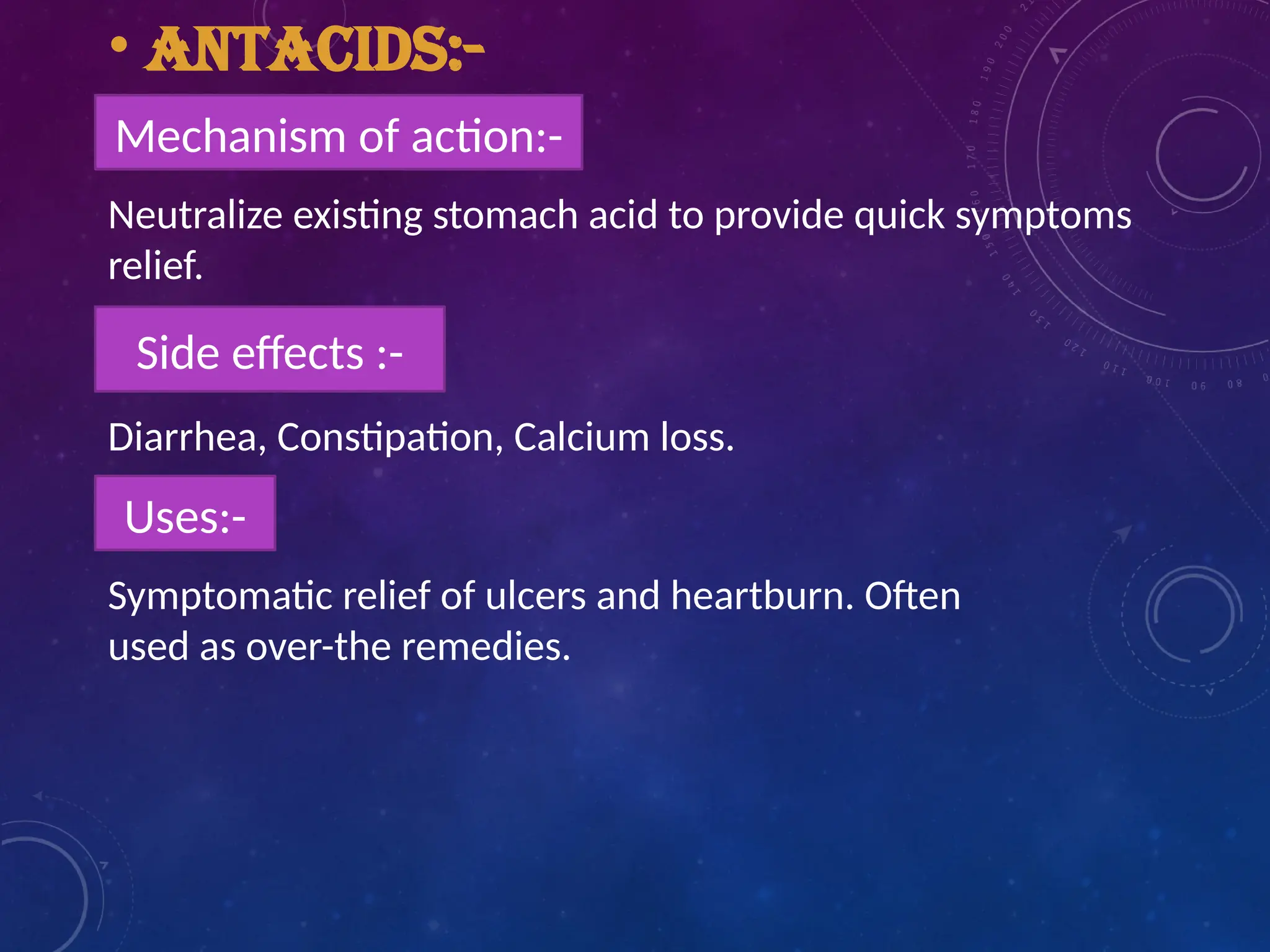 Peptic Ulcer: Types, Treatment, Drug Classification, Mechanism of Action & Side Effects | PPTX