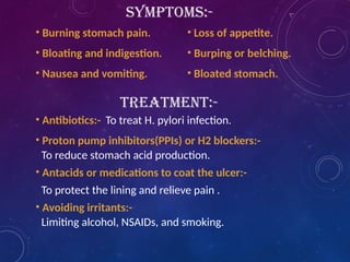 Peptic Ulcer: Types, Treatment, Drug Classification, Mechanism of ...