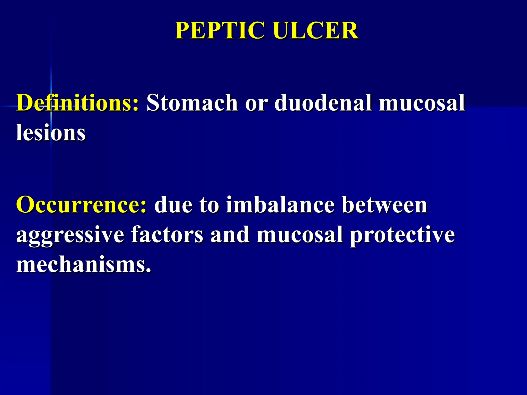 Peptic ulcer:drugs and treatment.ppt.... | PPT