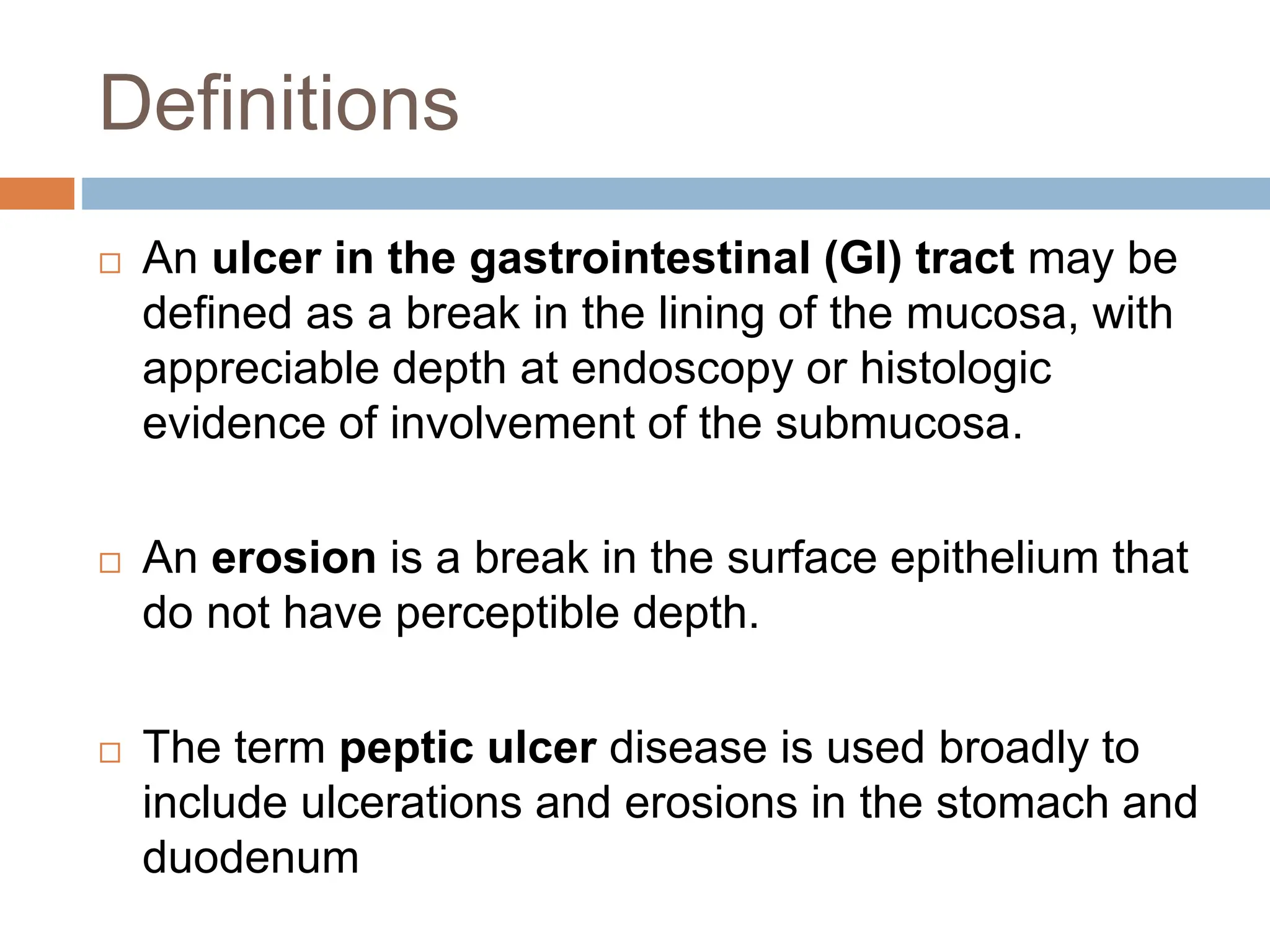 Peptic Ulcer.pptx | Digestive Disorders | Diseases and Conditions