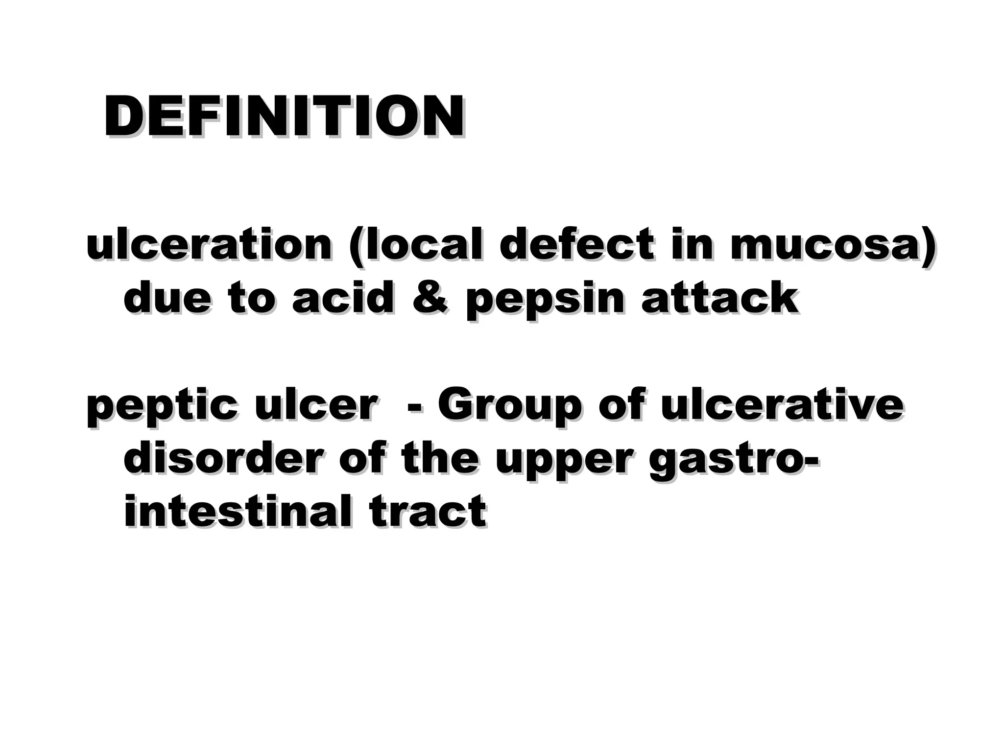 Peptic ulcer-intro, major factors, goal of treatments | PPT