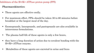 Antiulcer drugs Advance Pharmacology .pptx