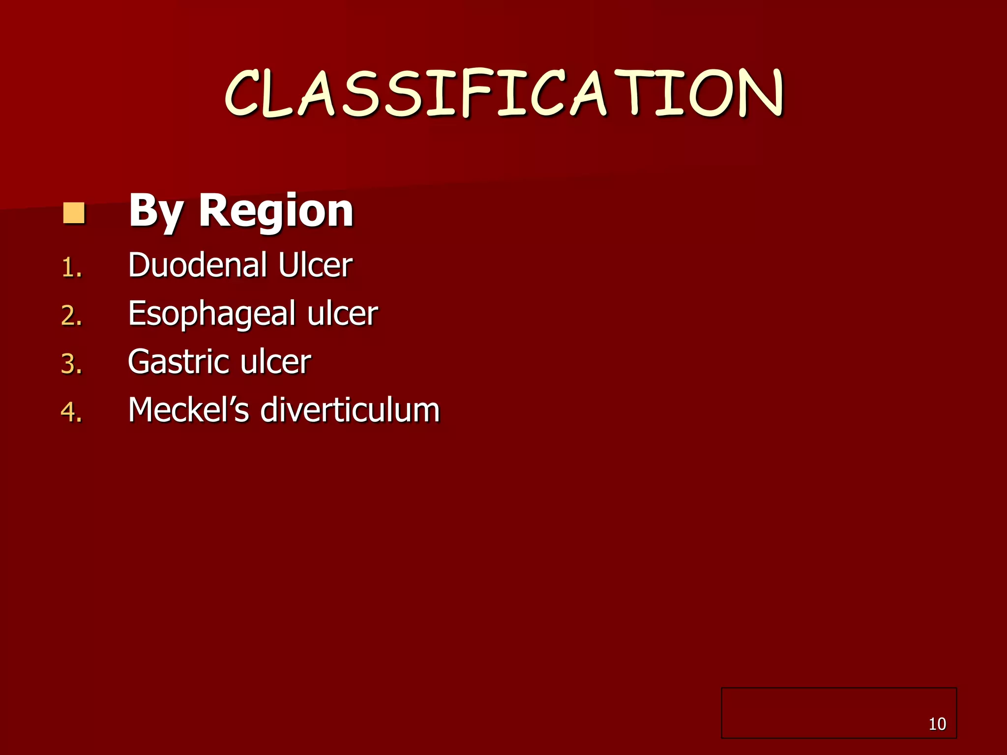 Peptic ulcer and duodenal ulcer ppt2 | PPT