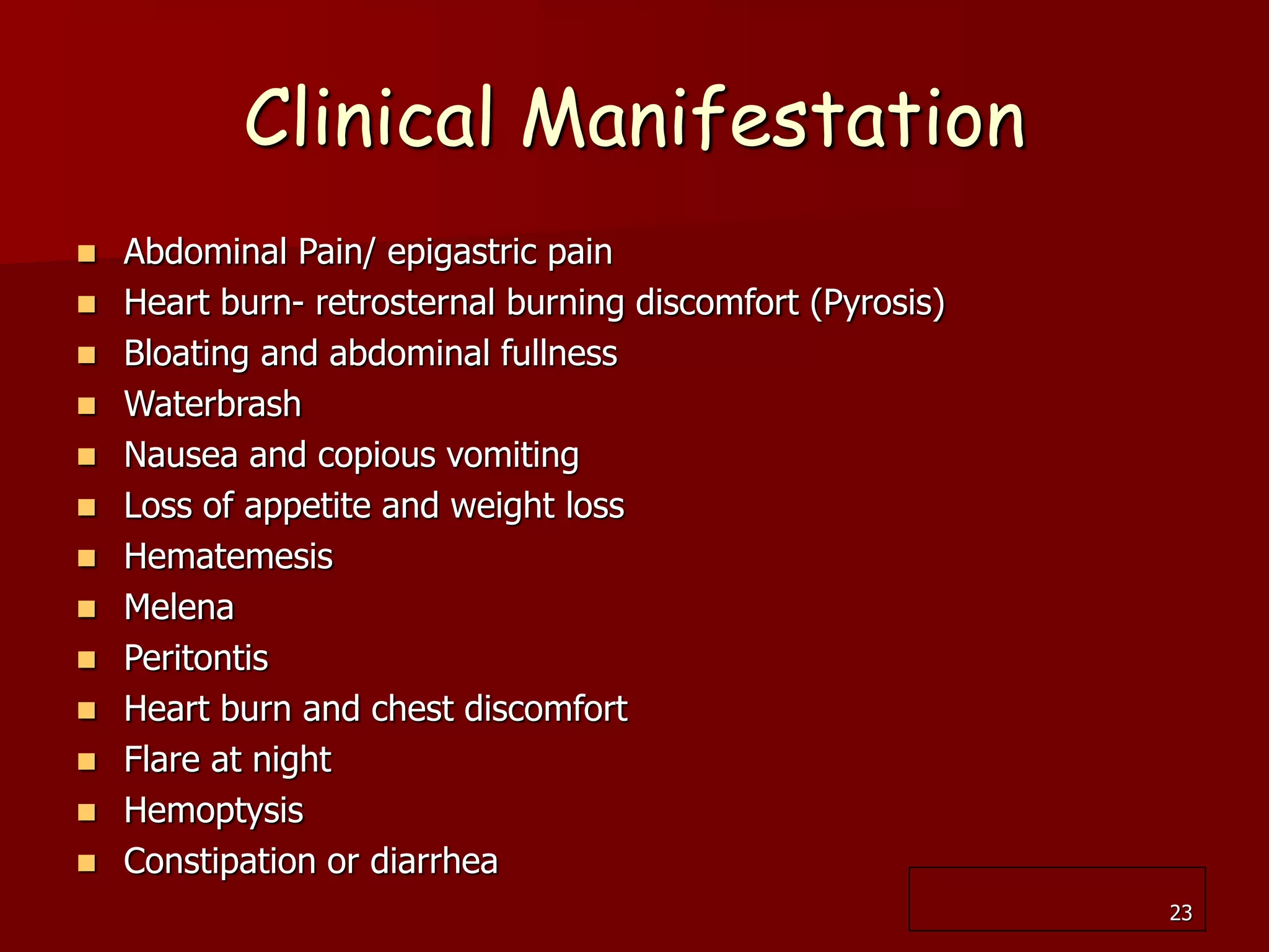 Peptic ulcer and duodenal ulcer ppt2 | PPT