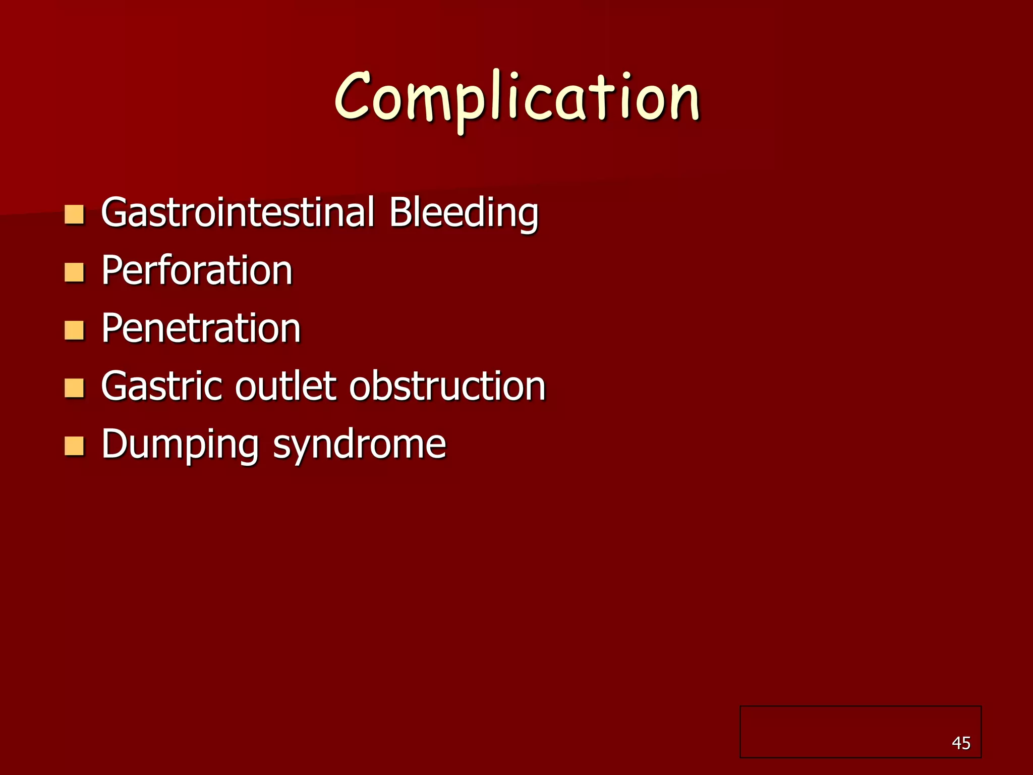 Peptic ulcer and duodenal ulcer ppt2 | PPT