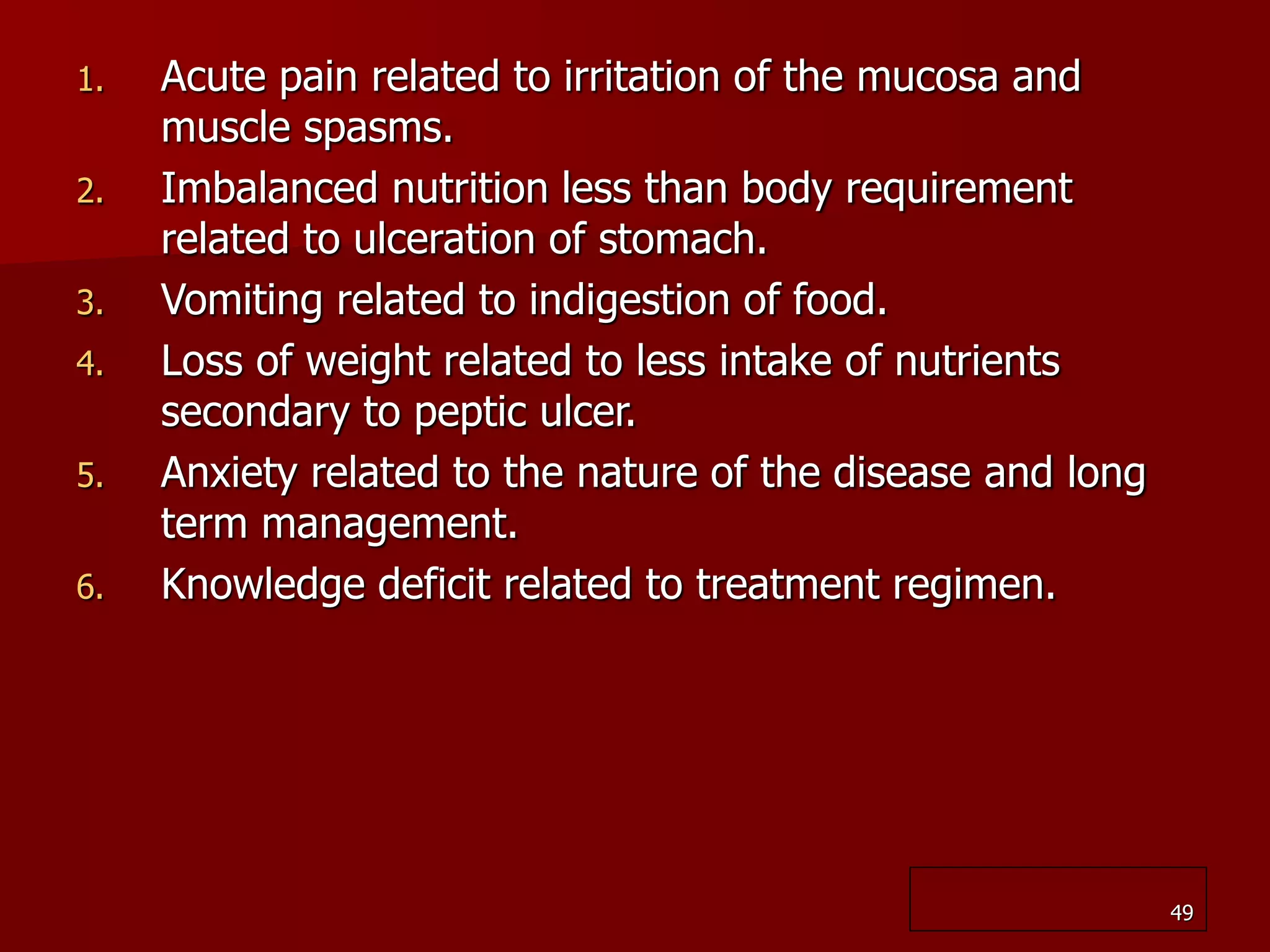 Peptic ulcer and duodenal ulcer ppt2 | PPT